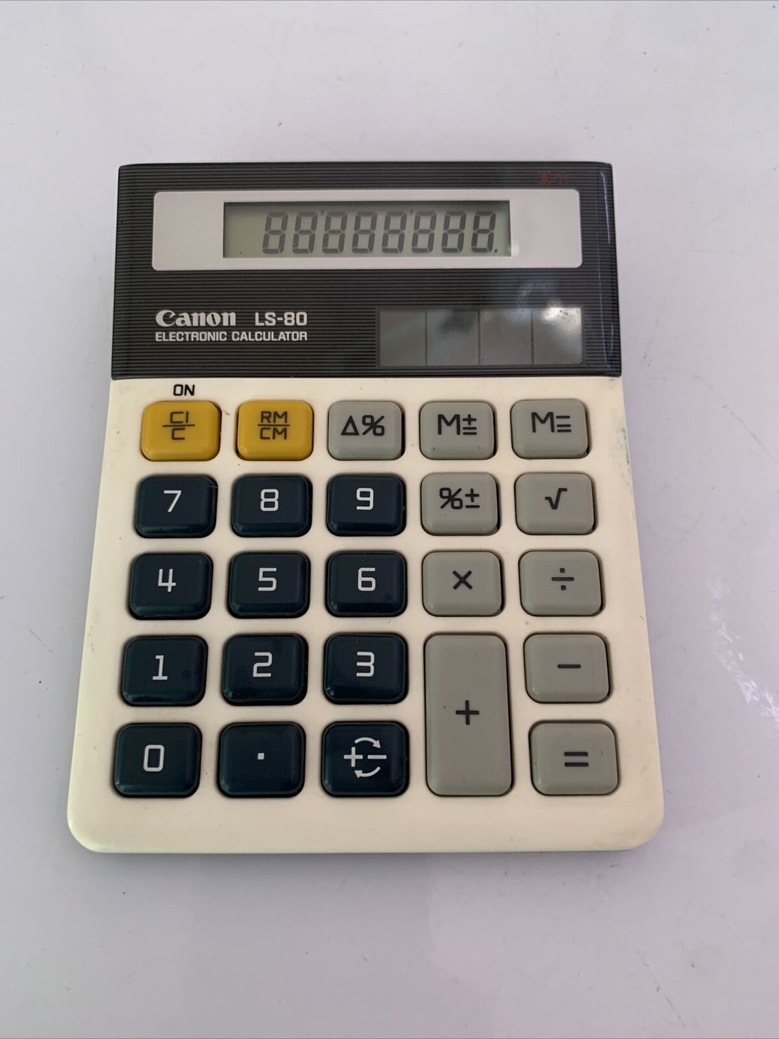 Canon LS-80 Solar Electronic Calculator – Retro Unit