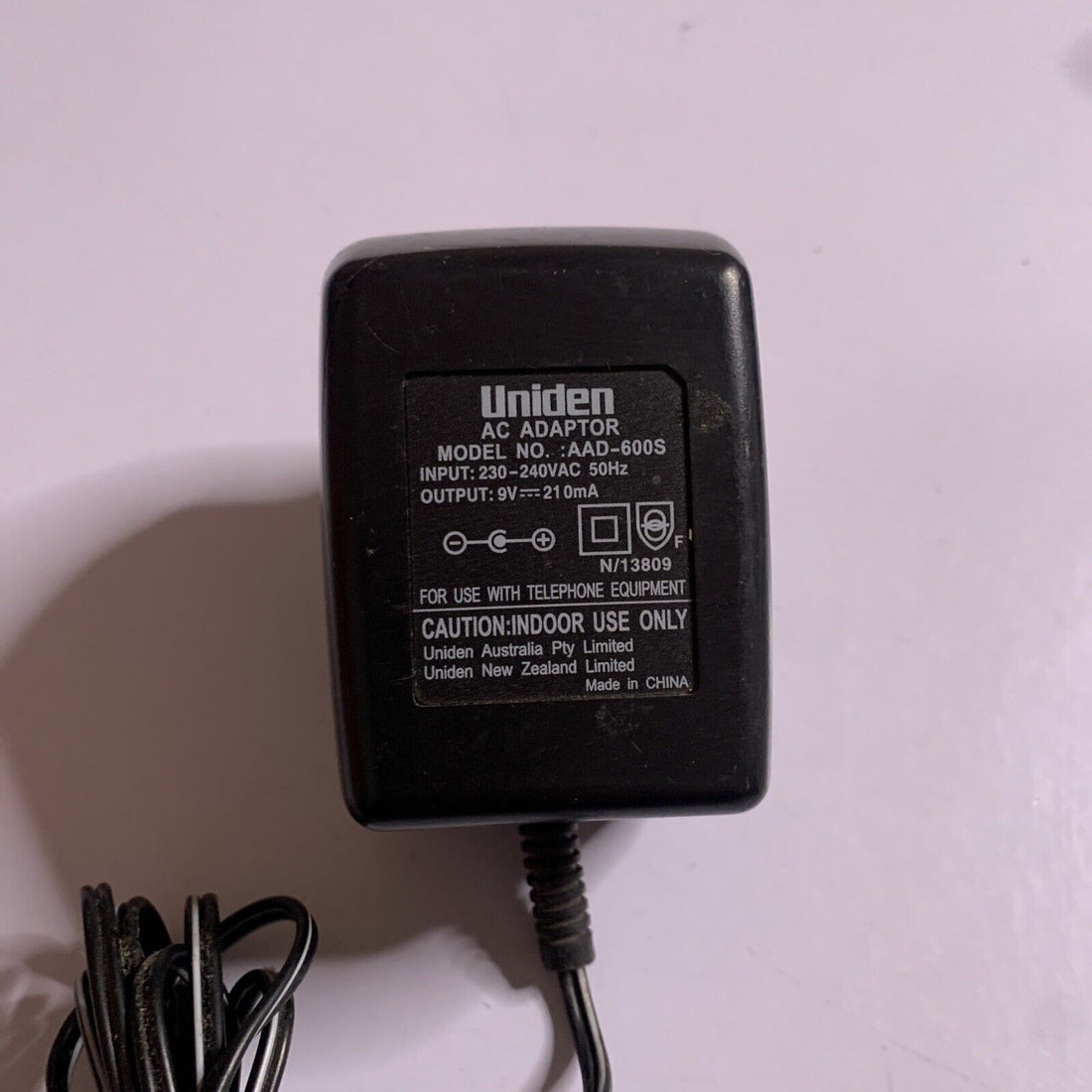 Uniden Cordless Telephone Charger & AAD-600S Power Supply 9V Genuine ...