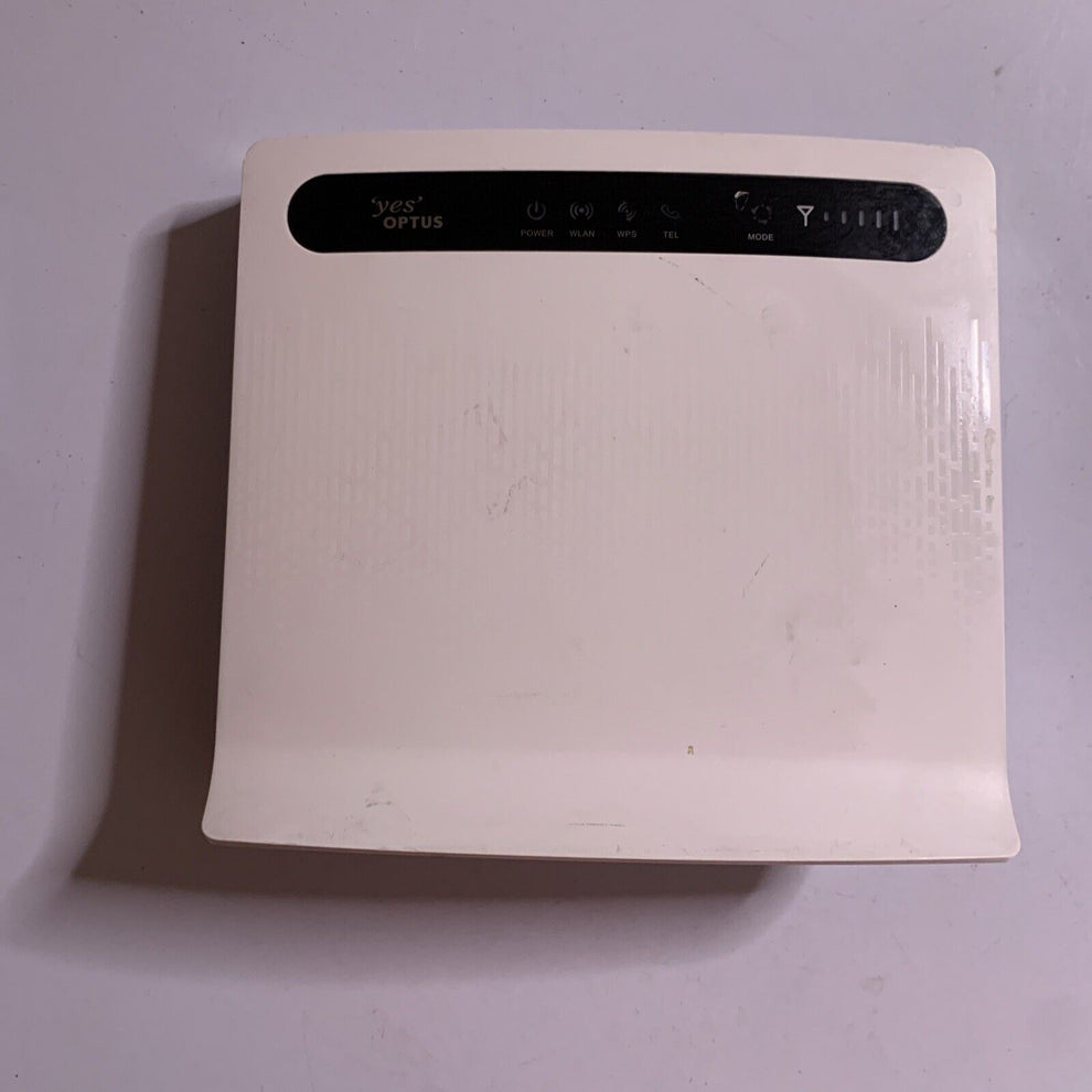 Optus Huawei B593 4G LTE CPE Wireless SIM Wi-Fi Router with Power Supp ...