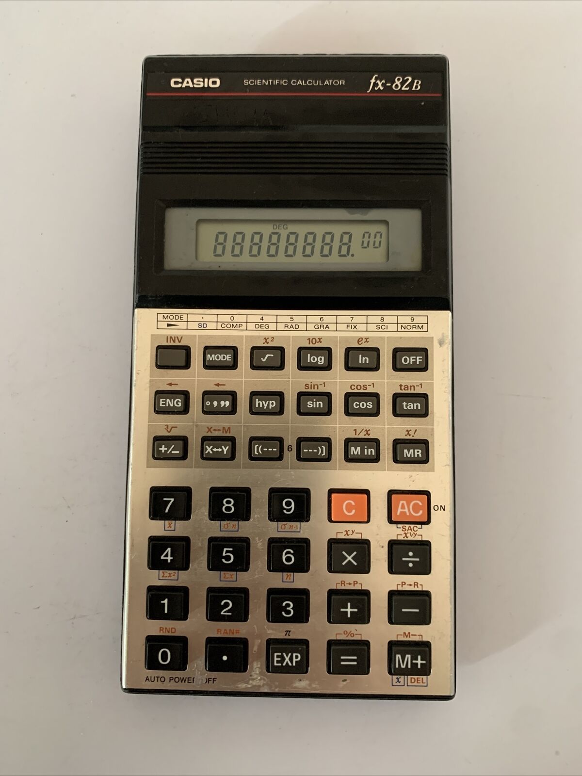 Casio Fx-82B Scientific Calculator Vintage 1980s – Retro Unit