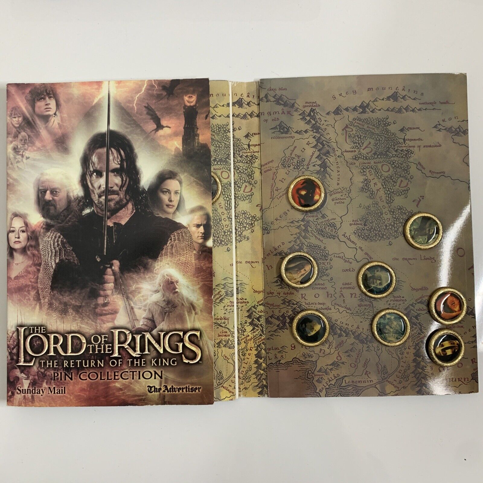 Lord Of The Rings - Return Of The King Pin Collection 18 pins Complete ...