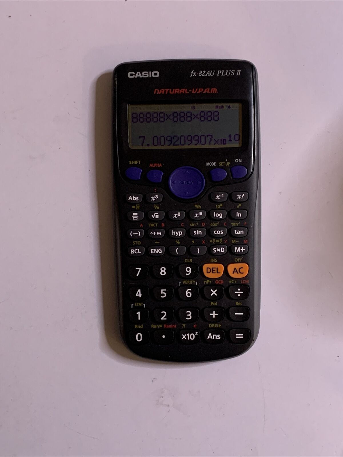Casio FX82AU PLUS II Scientific Calculator working – Retro Unit
