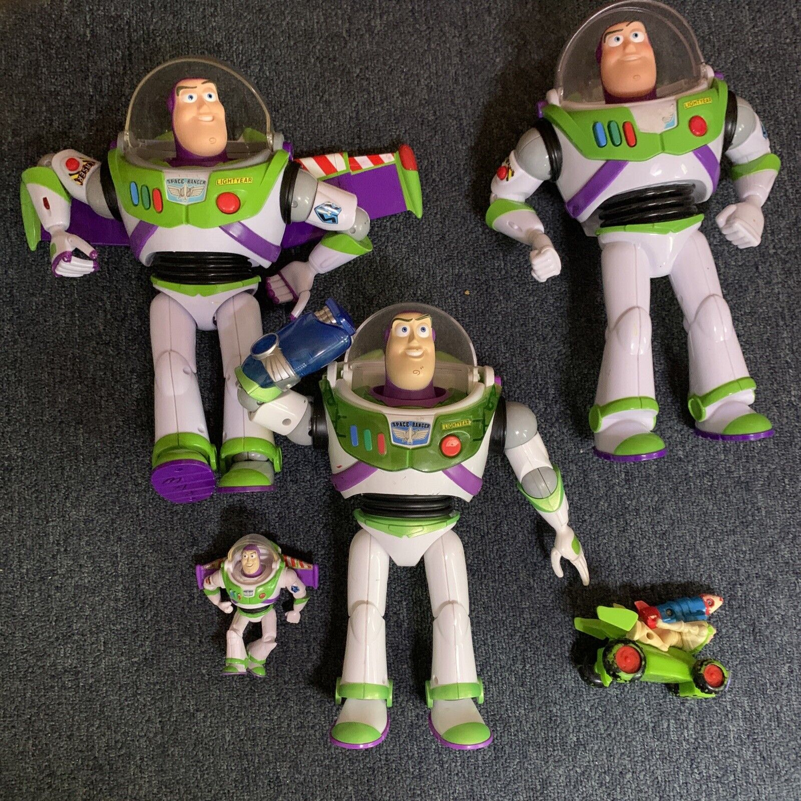 5x Buzz Lightyear Disney Action Figure 30cm – Retro Unit