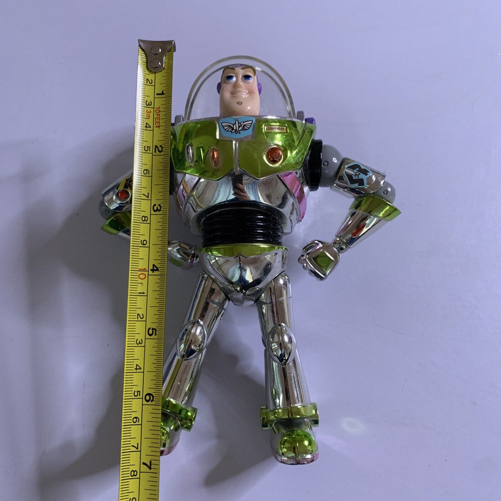 Buzz Lightyear Metallic Chrome Disney Pixar Toy Story – Retro Unit