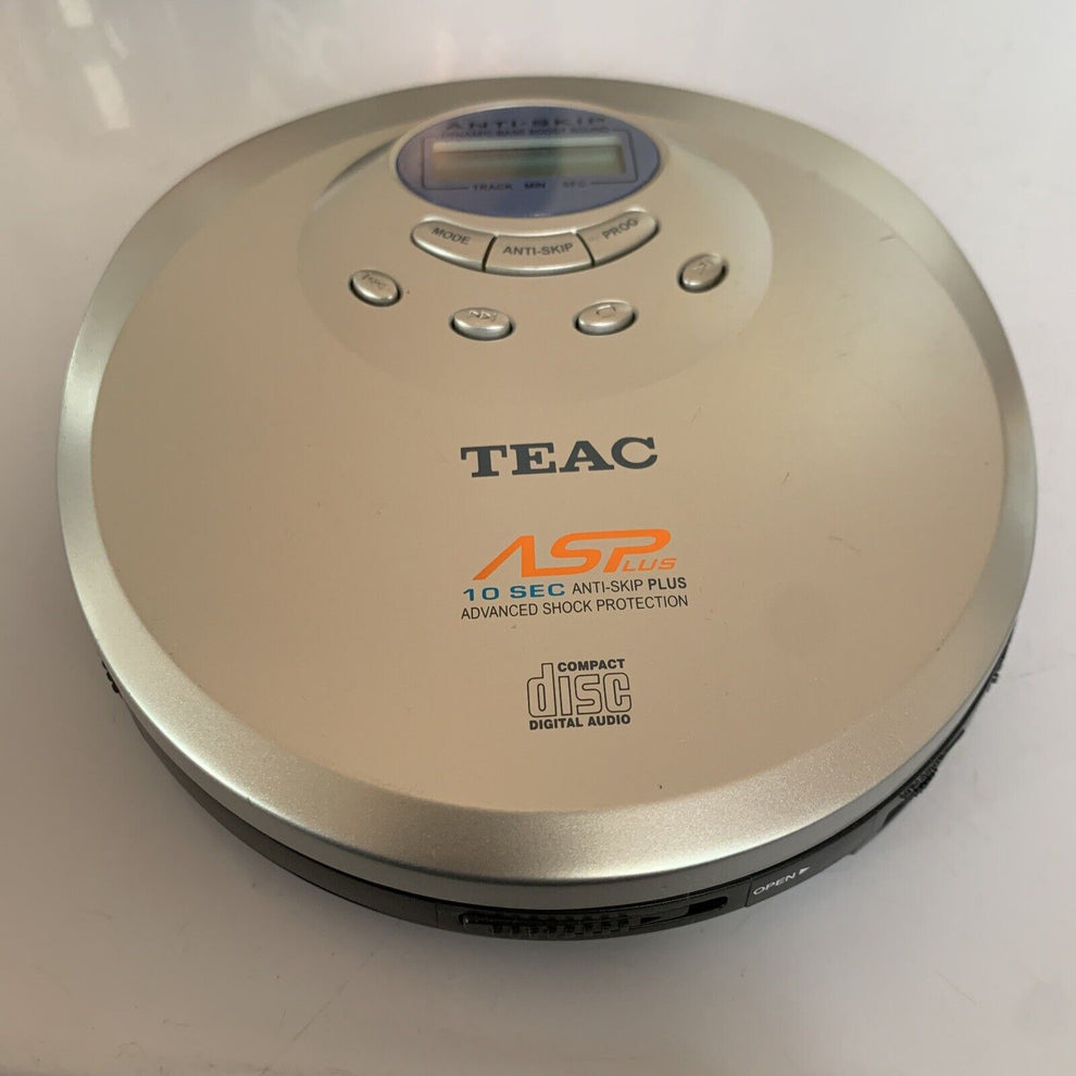 Teac Portable CD Player PD-P219C Advanced Shock Protection – Retro Unit