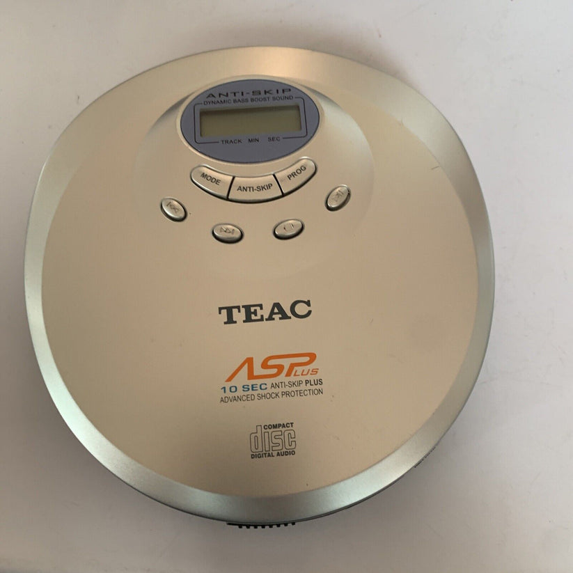 Teac Portable CD Player PD-P219C Advanced Shock Protection – Retro Unit