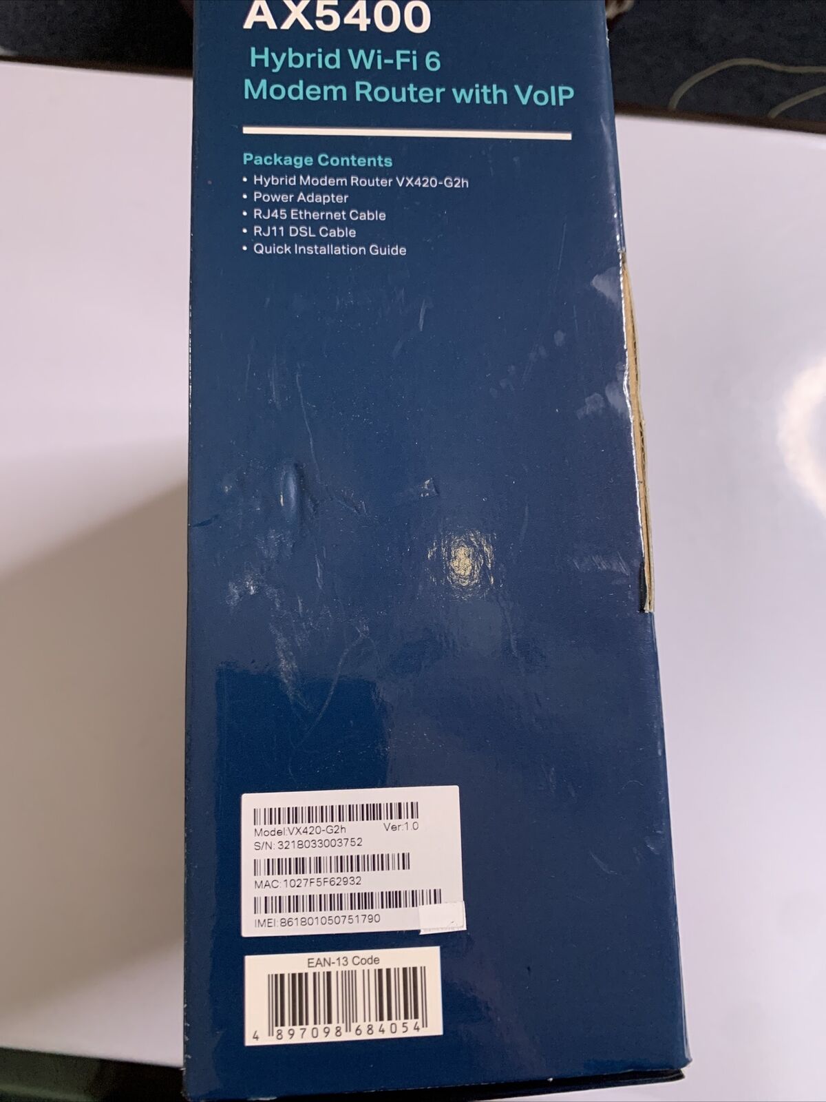 TP-Link AX5400 Hybrid Dual Band Wi-Fi 6 Modem Router with VoIP – Retro Unit