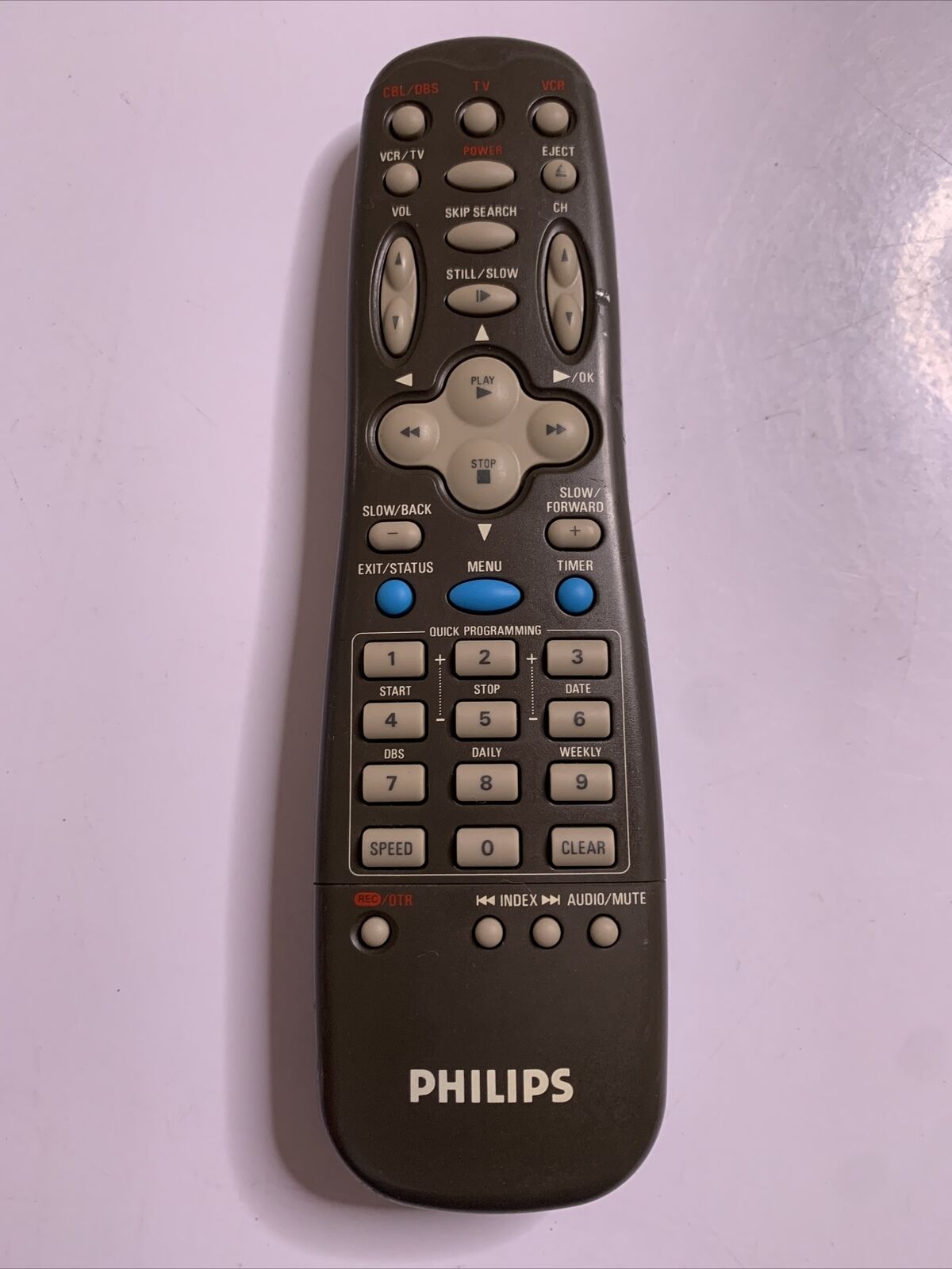 Genuine Philips UT52EC1202 VCR Remote Control – Retro Unit
