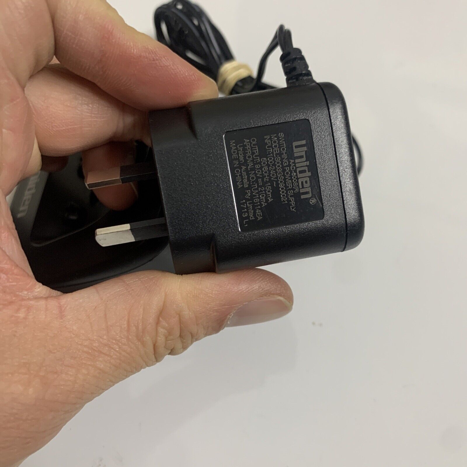 Uniden Cordless Telephone Charger AAD-600S(R) 9V AC Adapter Genuine ...