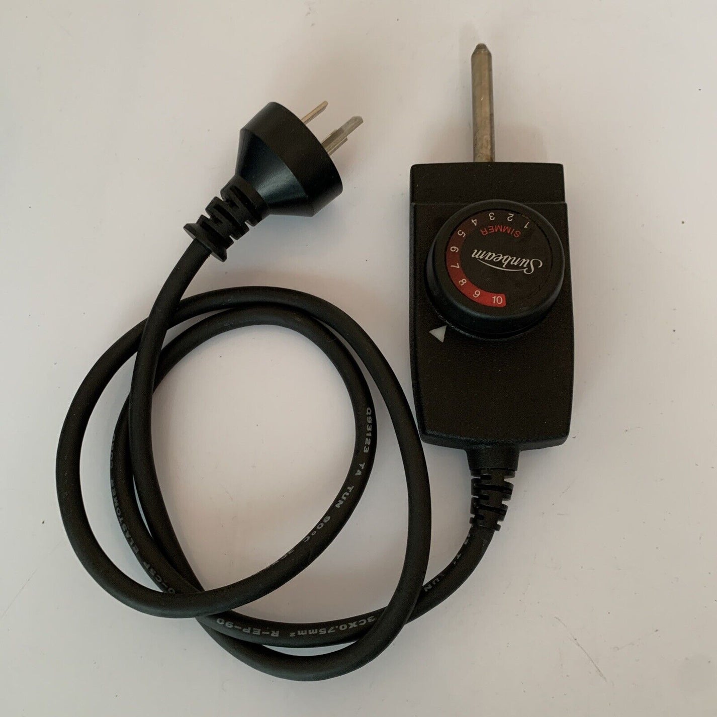 Genuine Sunbeam Heat Control Model 9925 Temperature Probe Power Supply ...