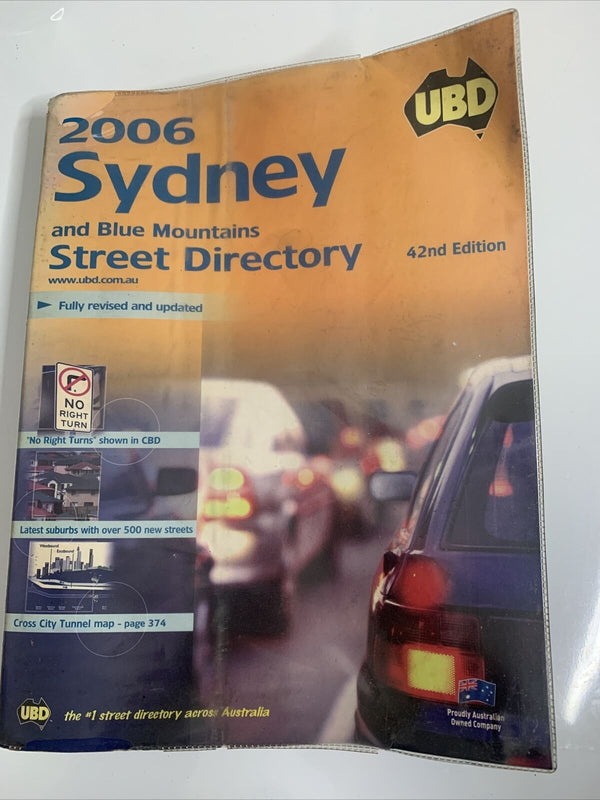 UBD Sydney and Blue Mountains 2006 Street Directory – Retro Unit