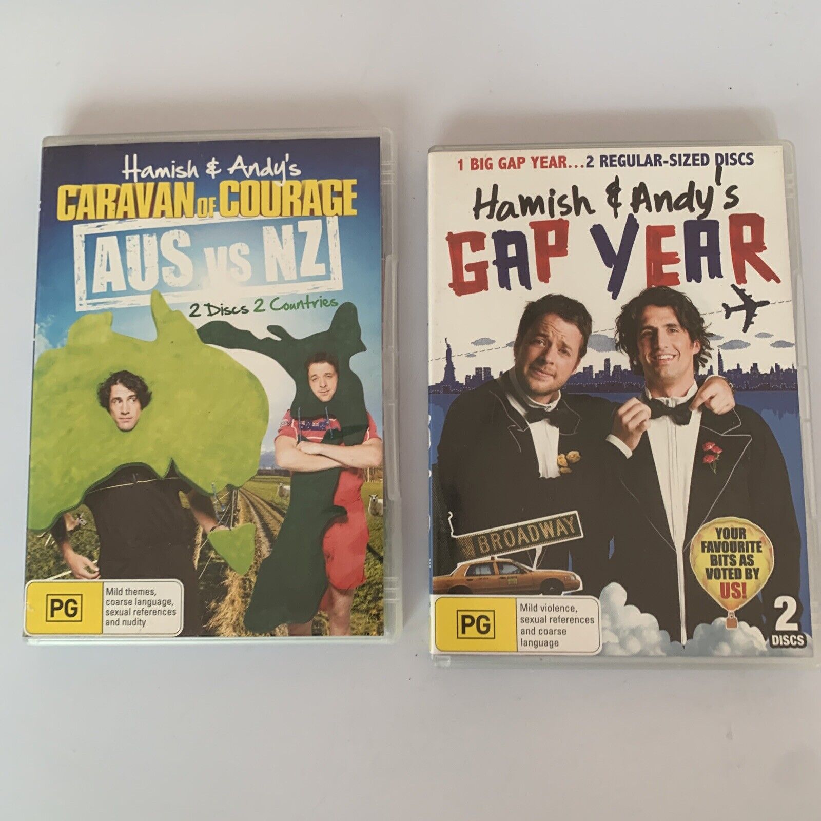 Hamish & Andy - Aus Vs NZ + Gap Year (DVD, 2012) Region 4 – Retro Unit