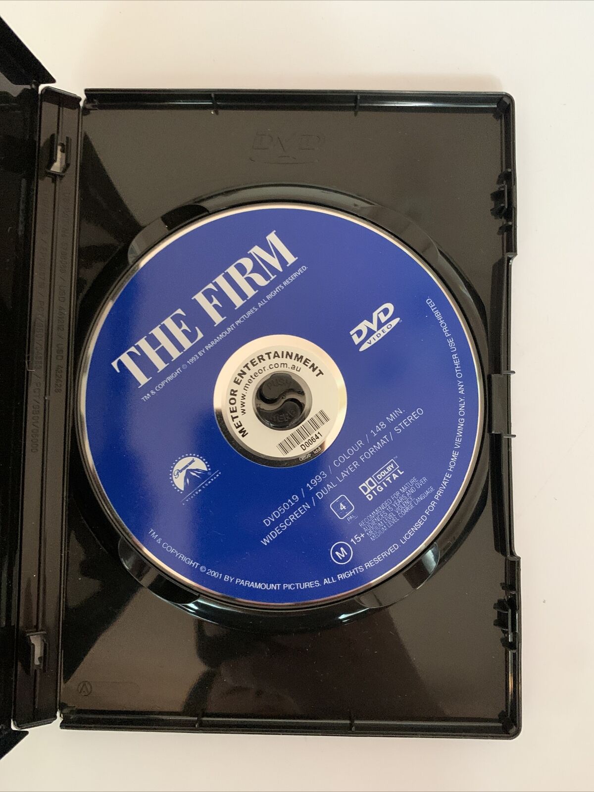 The Firm (DVD, 1993) Tom Cruise, Ed Harris Region 4 – Retro Unit