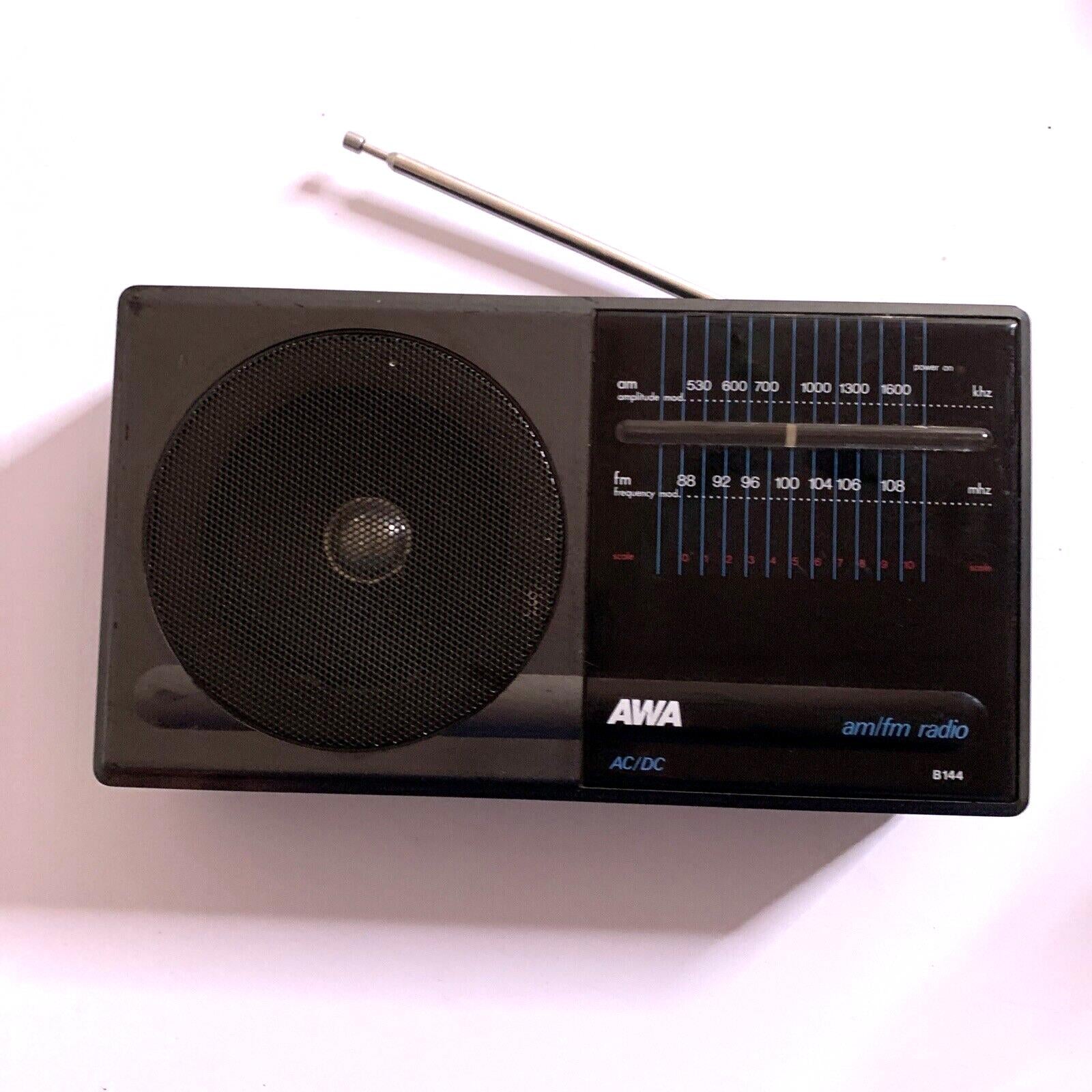 AWA AM/FM Portable Radio B144 Vintage – Retro Unit
