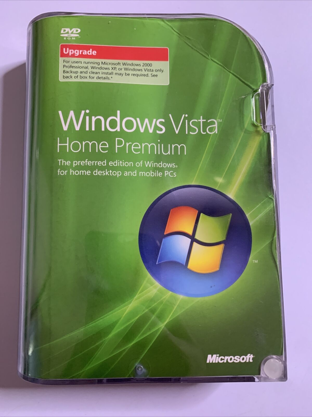 Microsoft Windows Vista Home Premium Upgrade DVD – Retro Unit