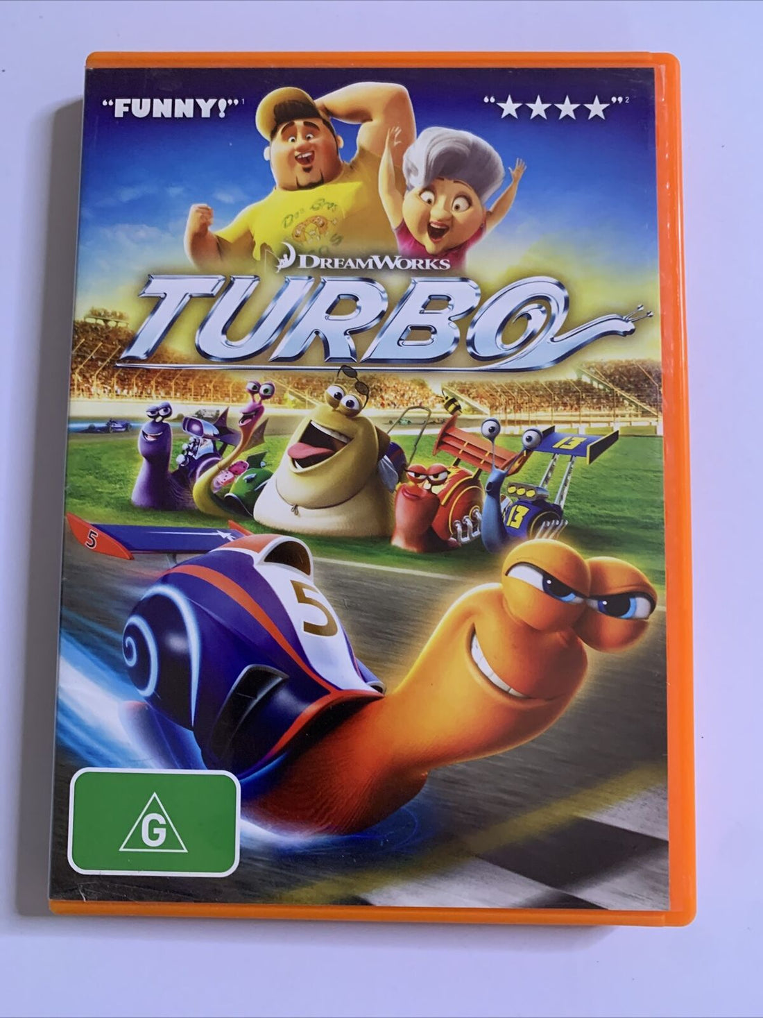 Turbo (DVD, 2013) Dreamworks Animated Film Region 4 – Retro Unit