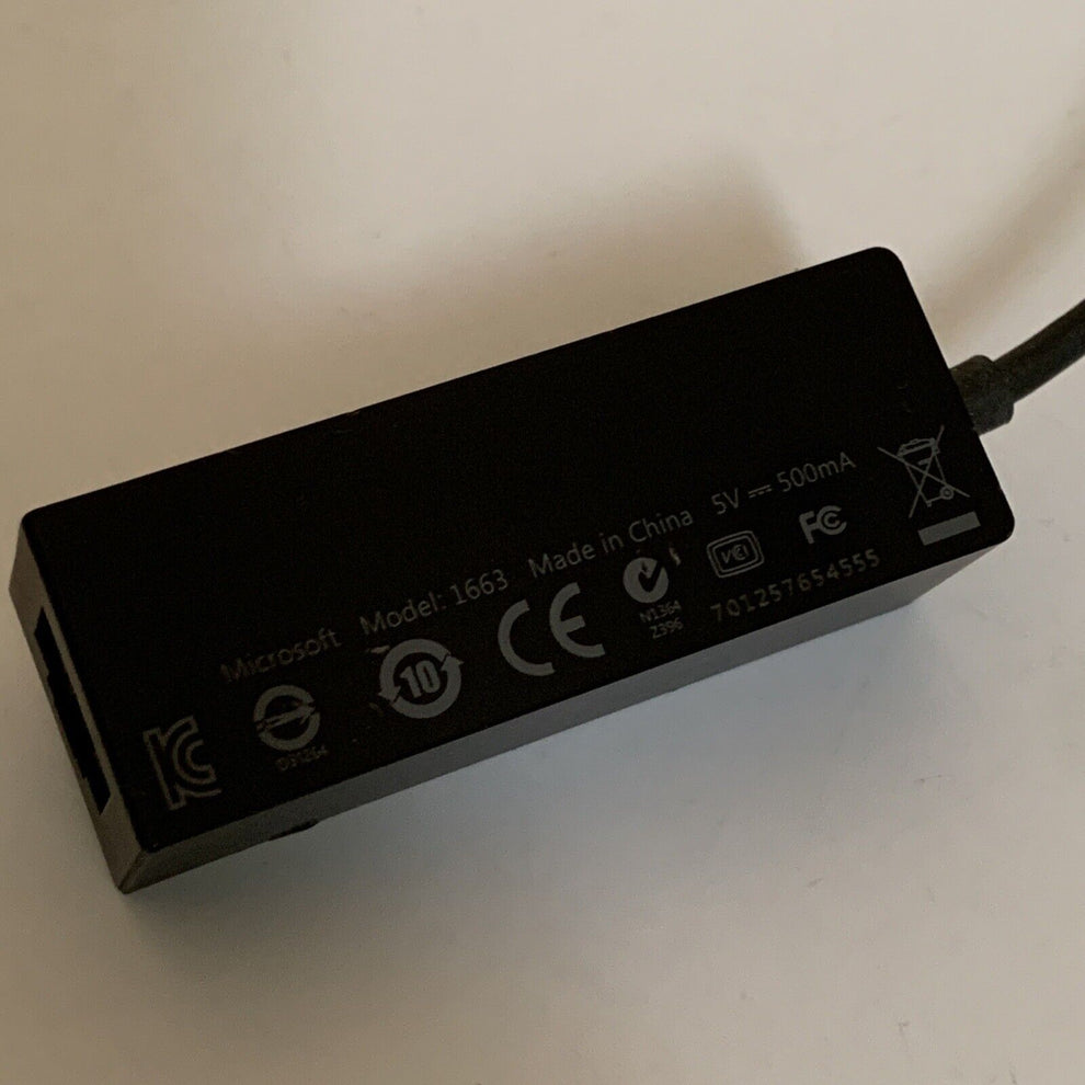 Genuine Microsoft Surface USB 3.0 Gigabit Ethernet Adapter Model 1663 ...