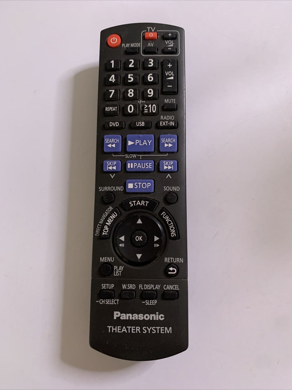 Genuine Panasonic N2QAYB000366 Remote Control for TV, DVD, Theatre Sys ...