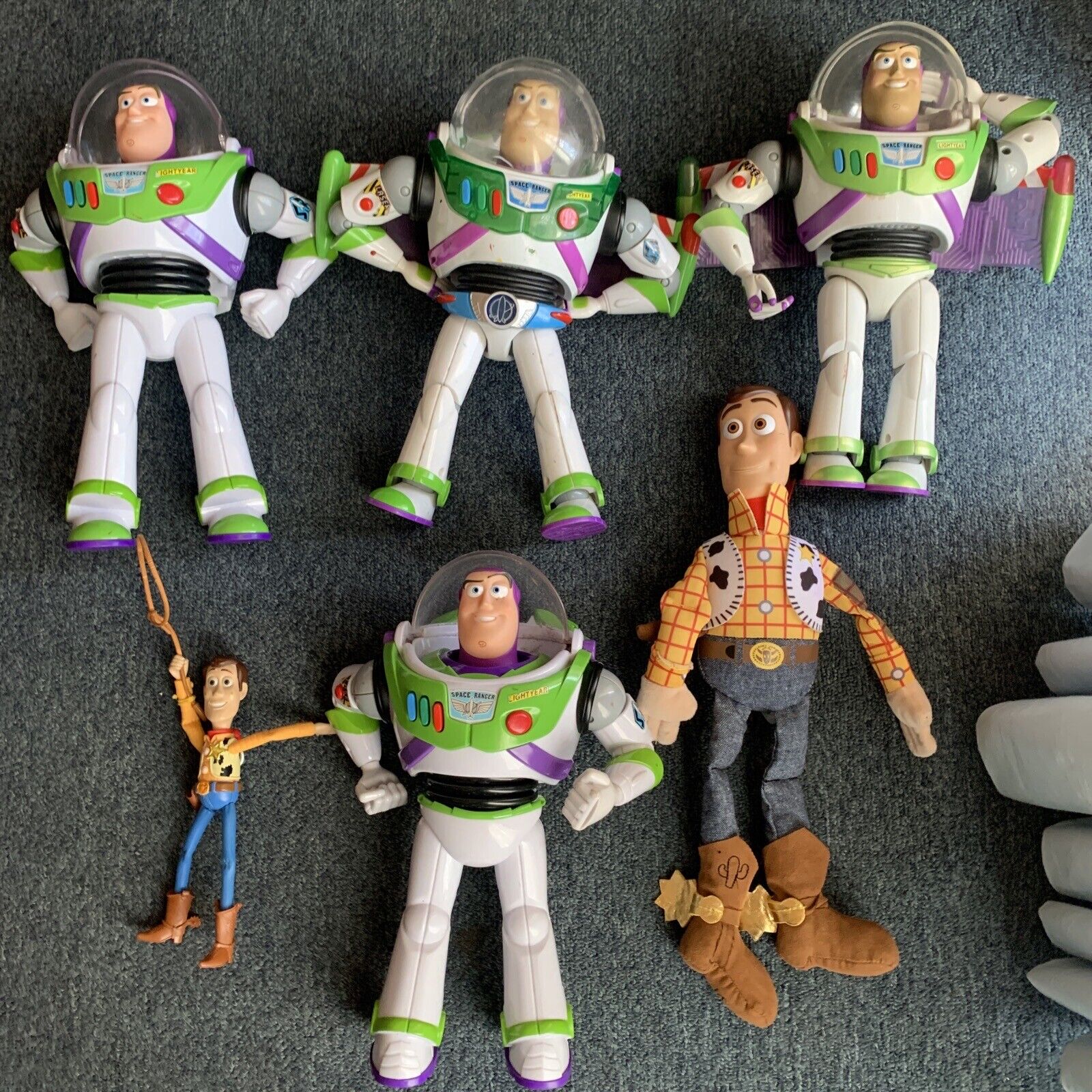6x Toy Story Buzz Lightyear Woody Action Figure – Retro Unit