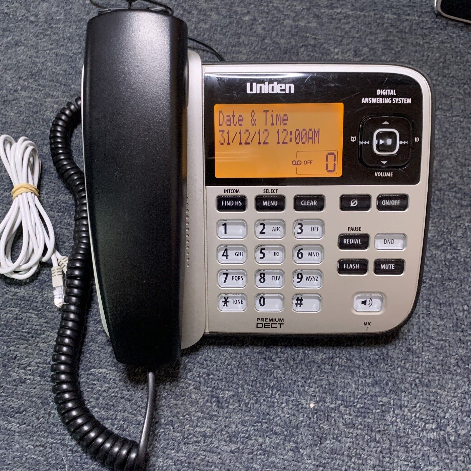 Uniden Corded Telephone DECT2145+3 Answering Machine Speaker Phone NBN ...