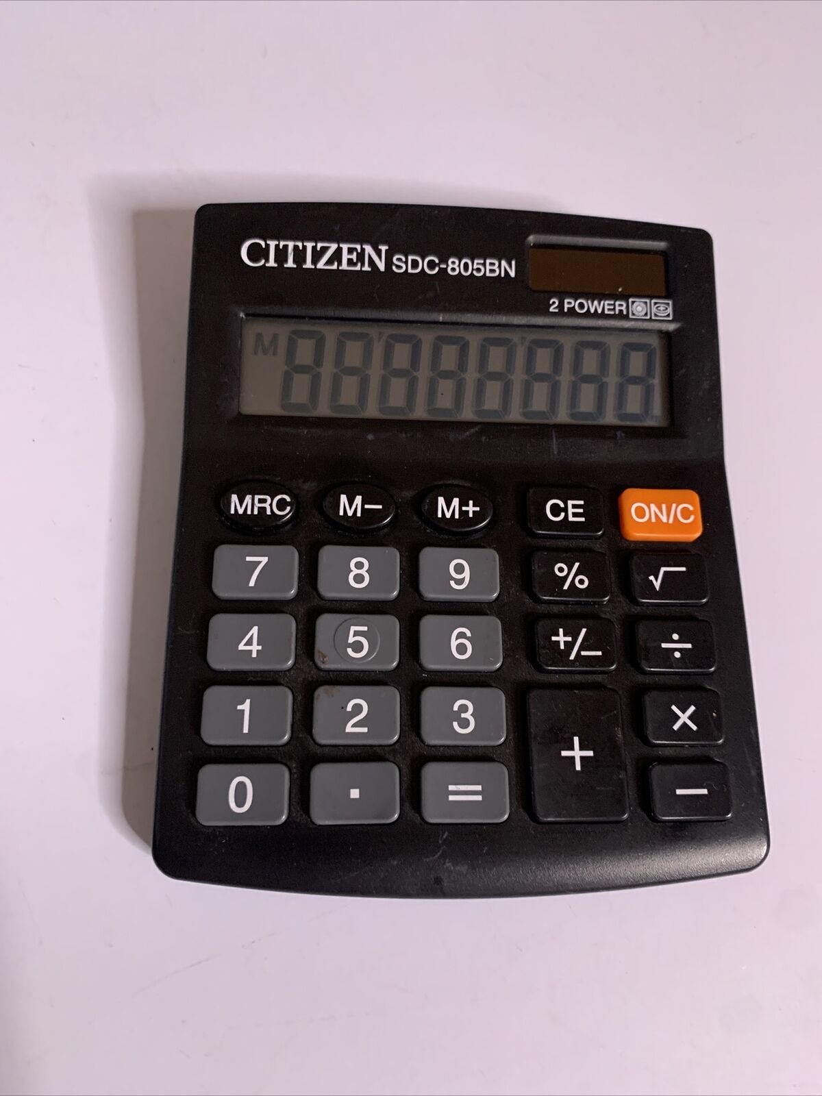Citizen Calculator 8 Digit mini-desktop Large Display SDC-805BN Solar ...