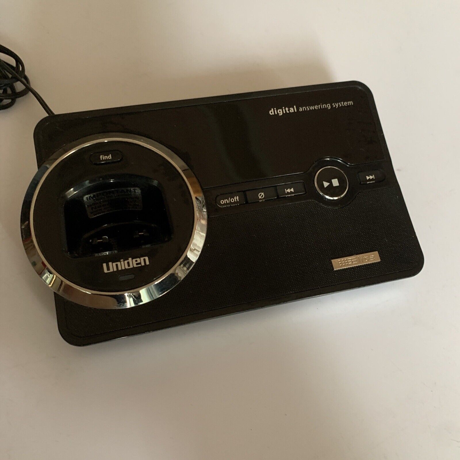 Uniden Elite 9030+1 Base Charger and Power Supply AAD-041S(M) 9v 350mA ...