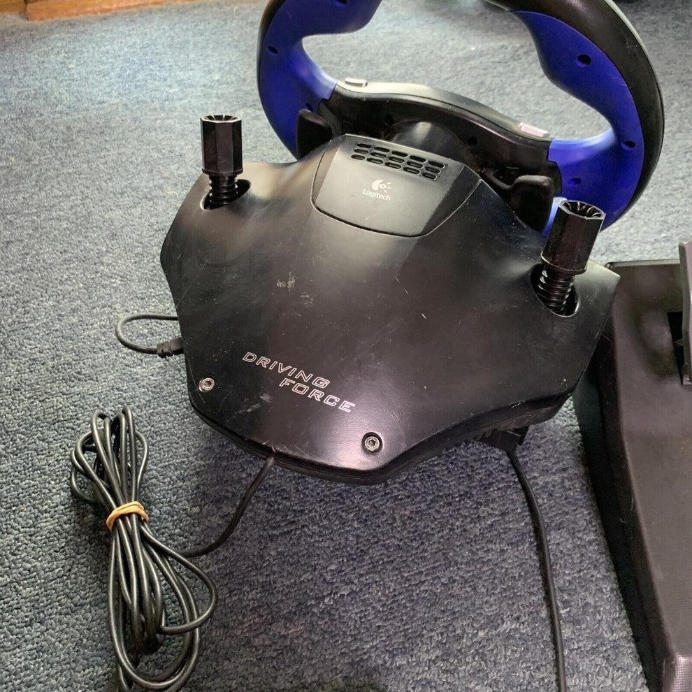 Logitech Driving Force E-UC2 Racing Steering Wheel and Pedal USB for P ...