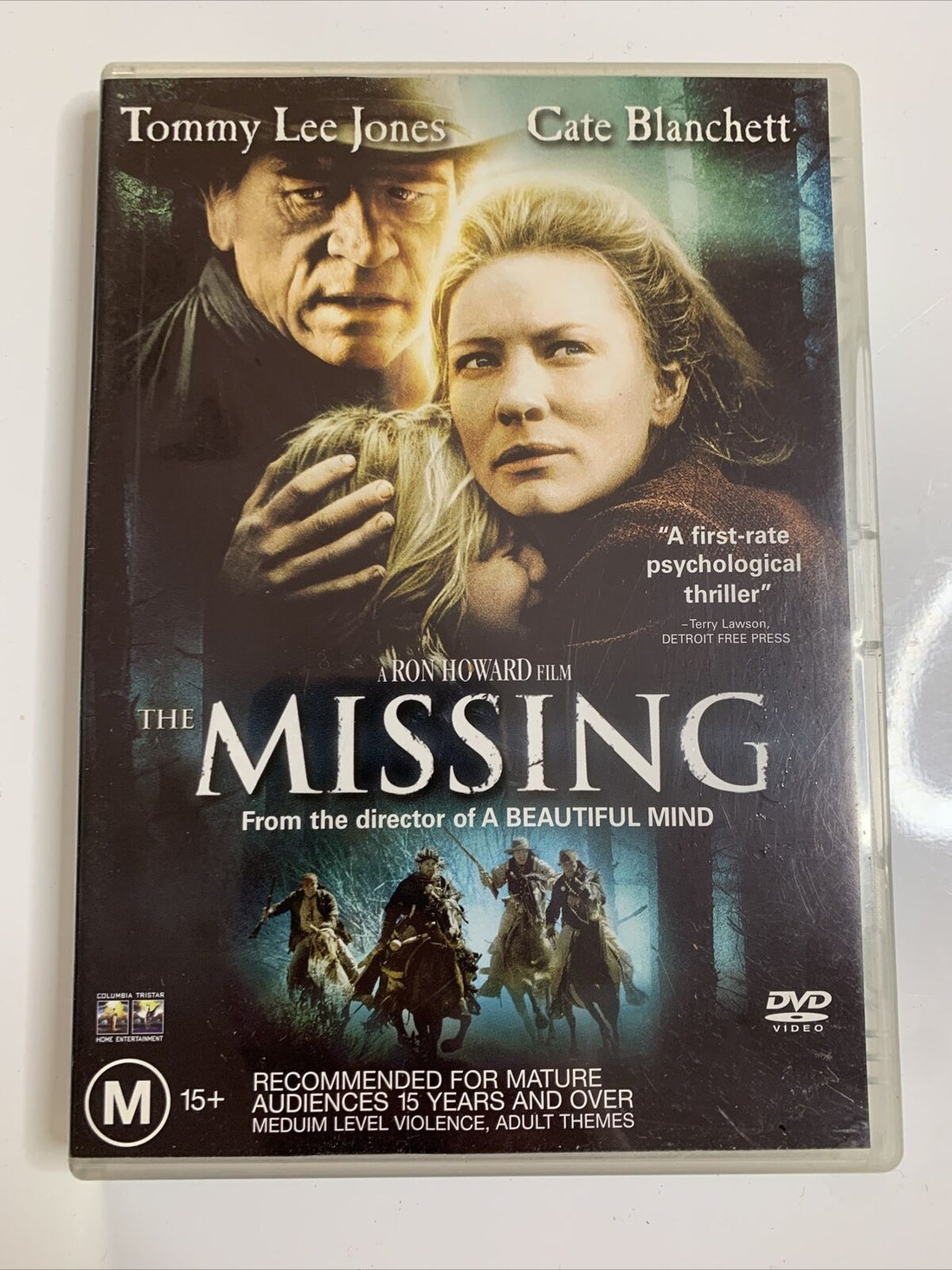 The Missing (DVD, 2003) Cate Blanchett, Tommy Lee Jones Region 4 – Retro Unit