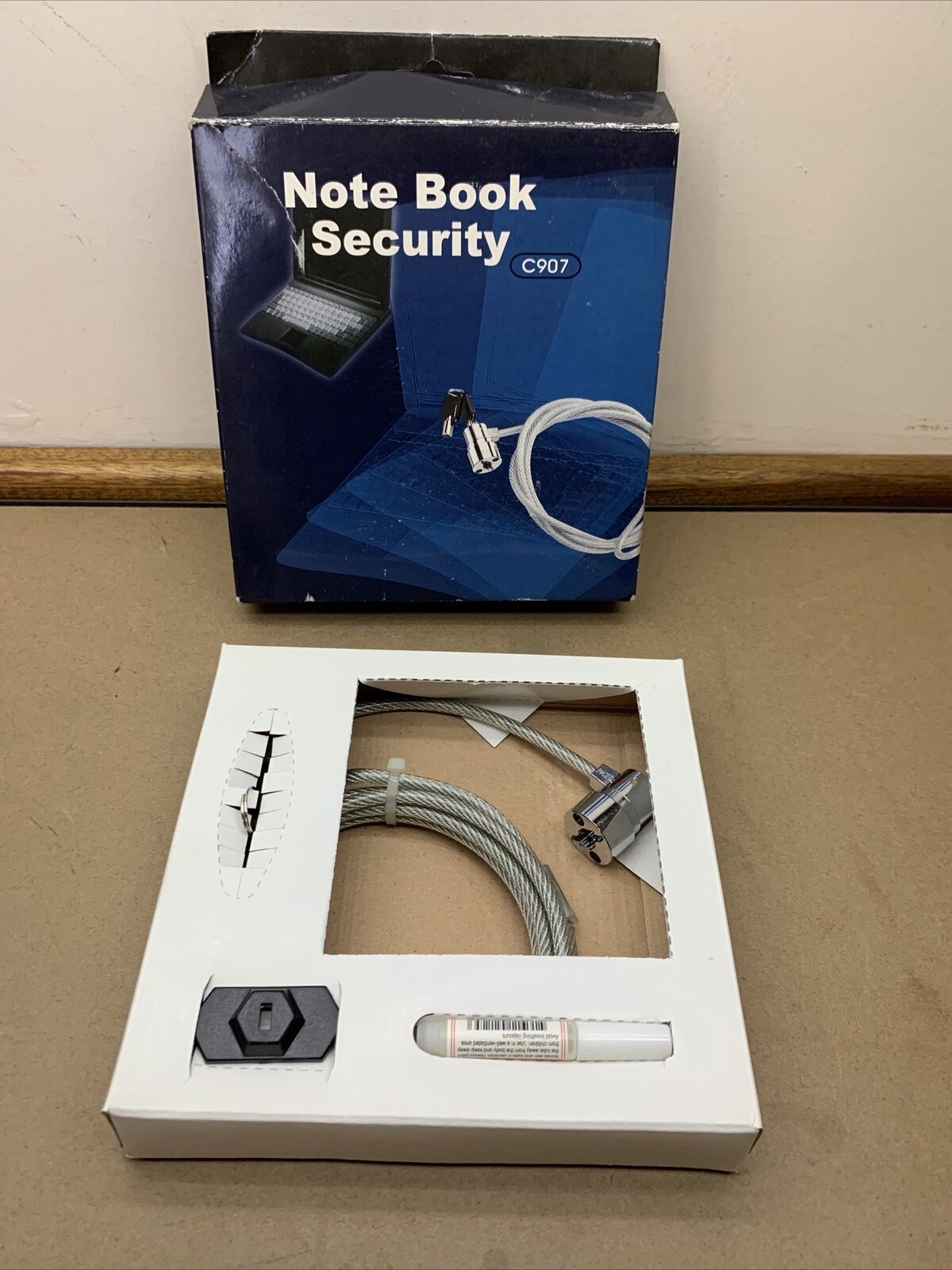 Notebook Security Cable Lock C907 – Retro Unit