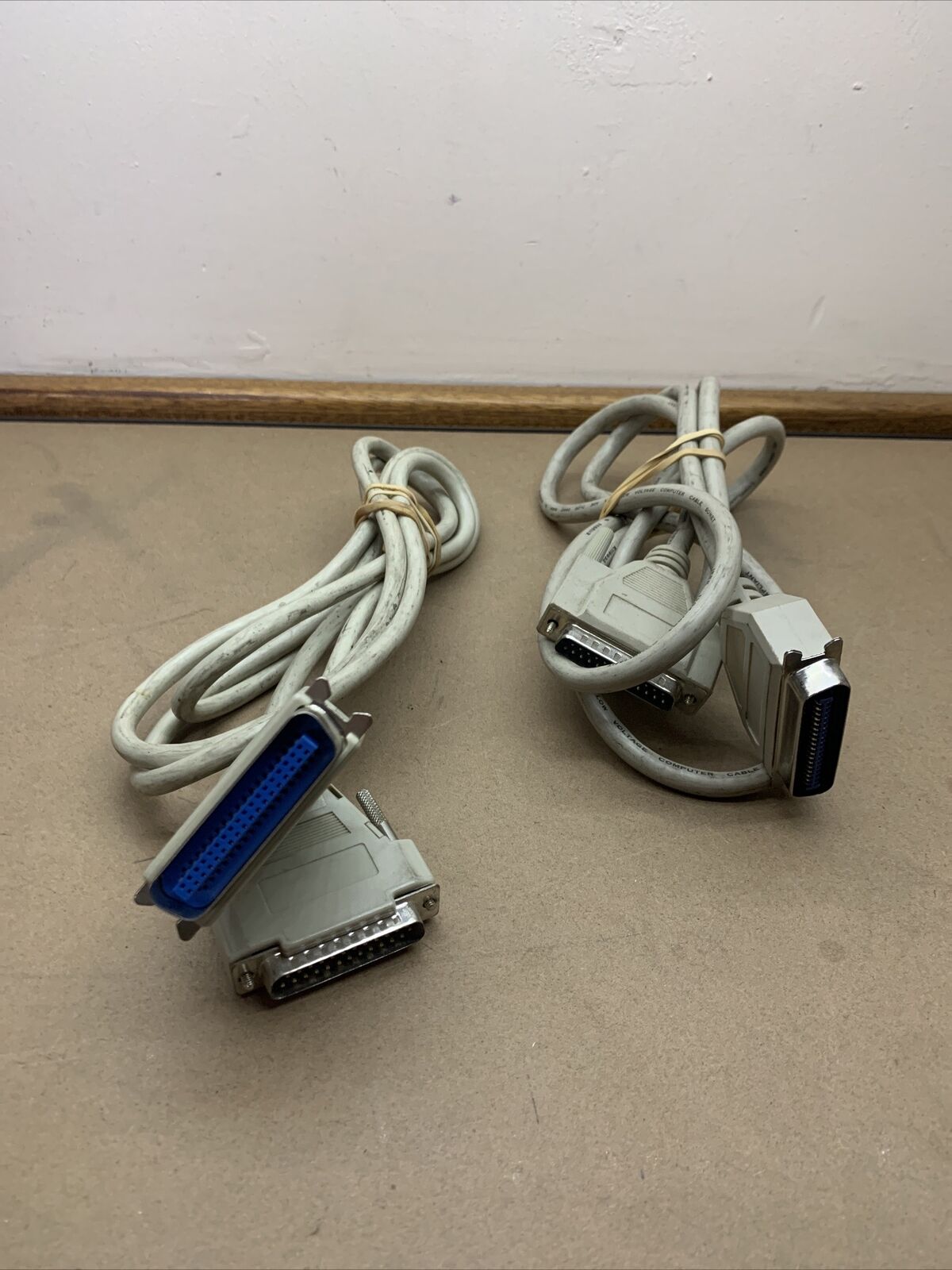 2x Parallel Printer IEEE 1284 Male to Female Cable 1.2 m – Retro Unit
