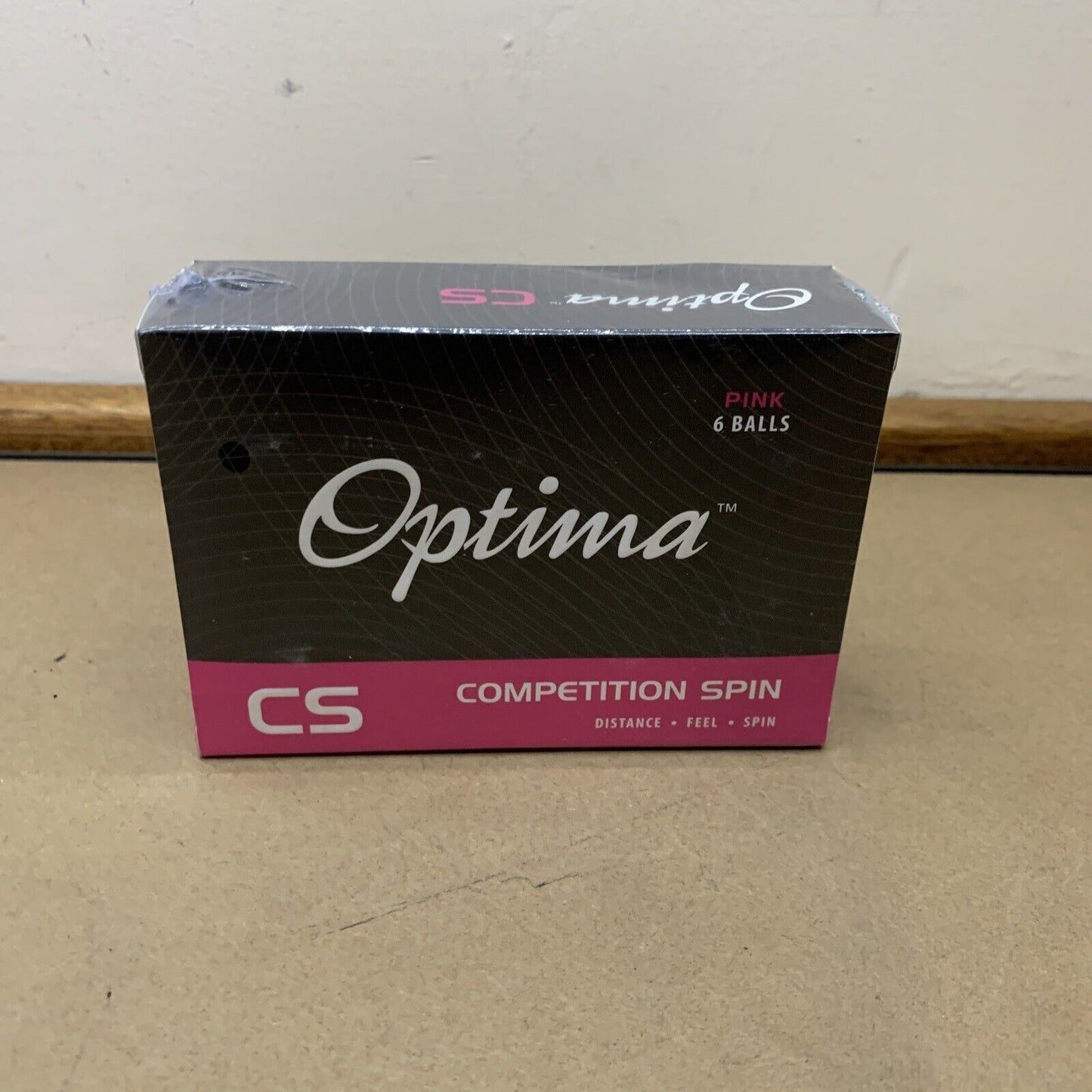 Optima CS Competition Spin Golf Balls 6 Total NEW Sealed – Retro Unit