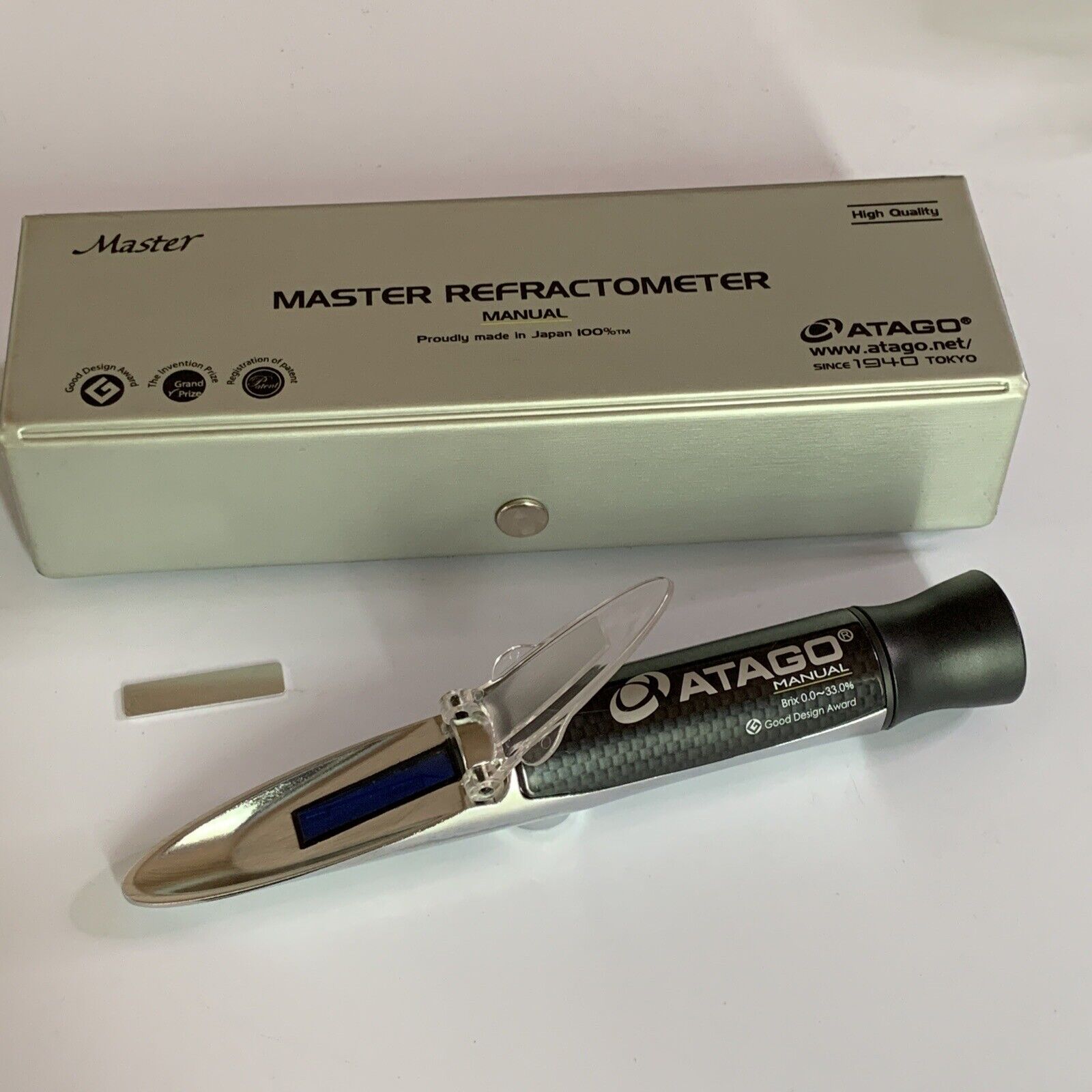 Atago Master Refractometer Brix 0.0-33% Master-M 2313 Handheld Made in ...