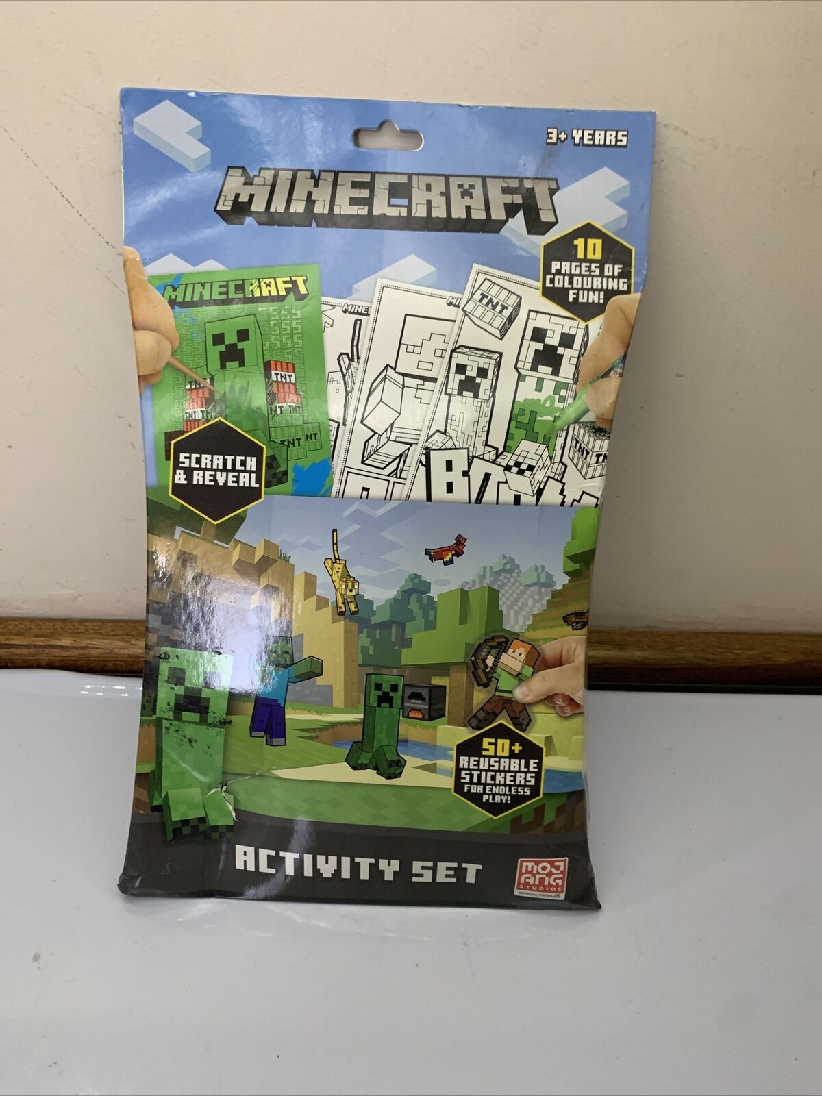 Minecraft Activity Sticker and Colouring Craft Set NEW – Retro Unit