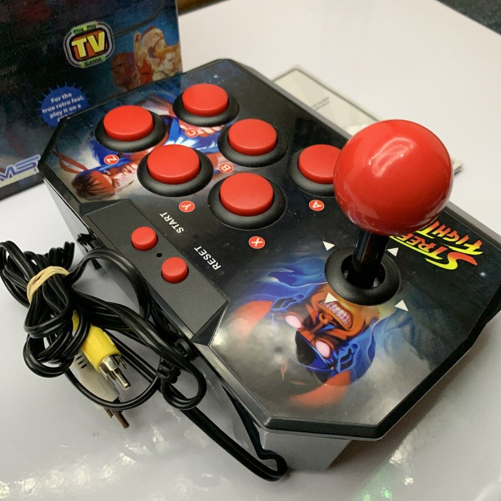 Street Fighter II 2 Licensed Joystick Console Built in Game Plug & Pla ...