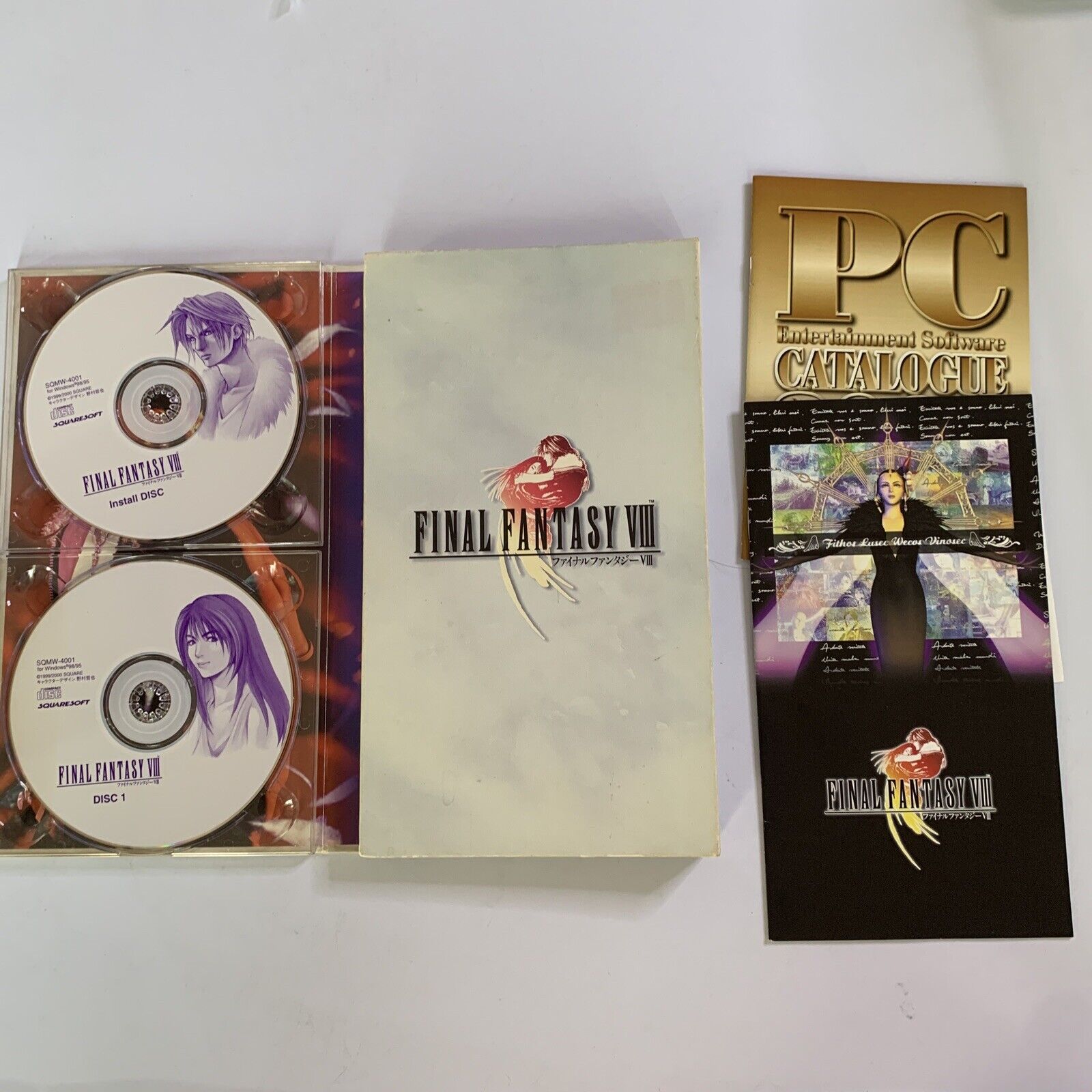 Final Fantasy VIII (PC Windows, 6-Disc Set, 2000) + Music CD Japanese – Retro Unit