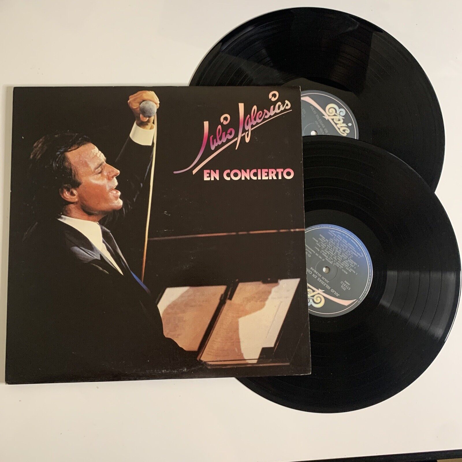 Julio Iglesias – En Concierto 2x LP 1983 Vinyl Gatefold Epic Records 4 ...